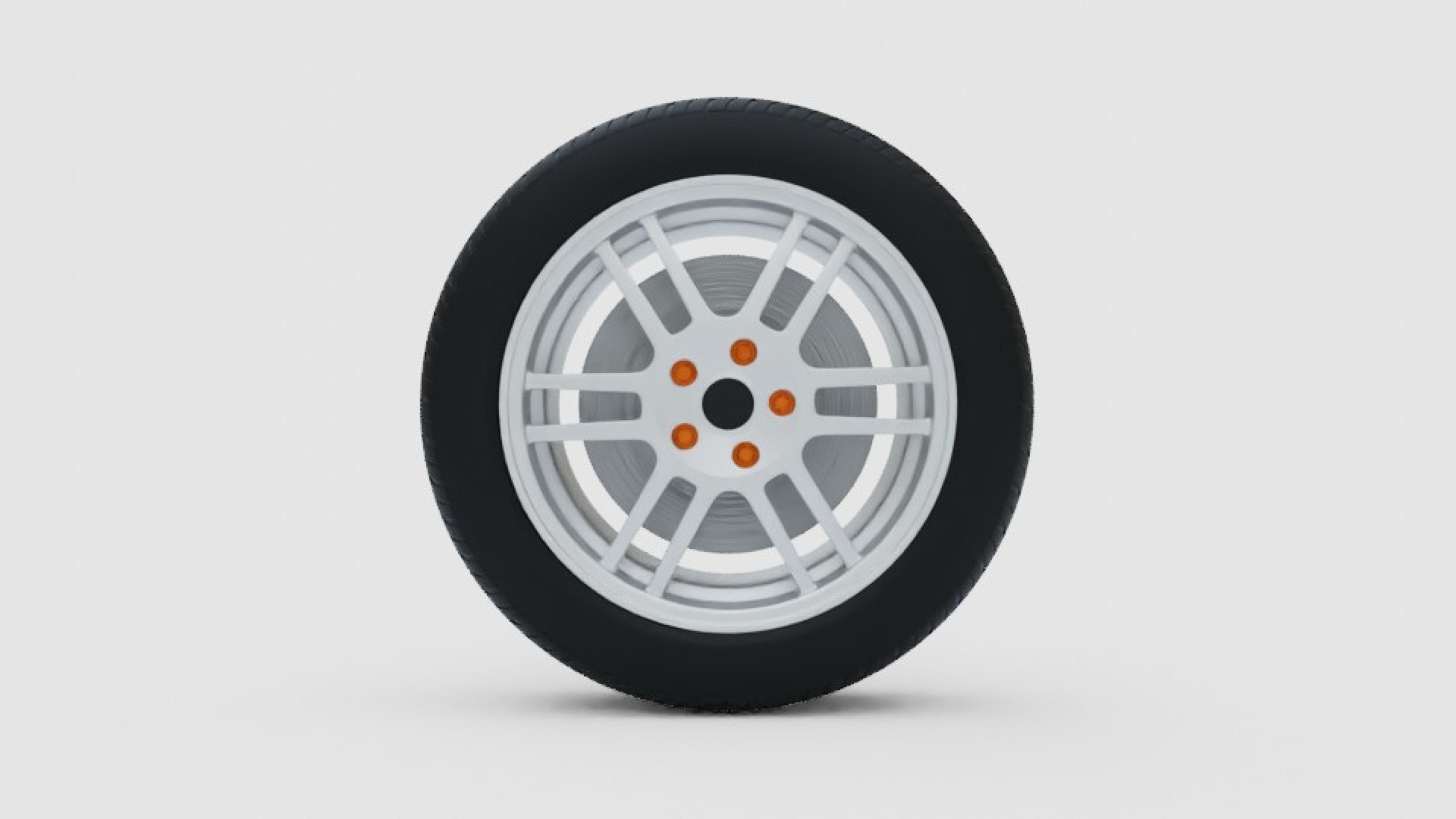 3D Mitsubishi Lancer Evo Wheel With Rim - TurboSquid 2157690