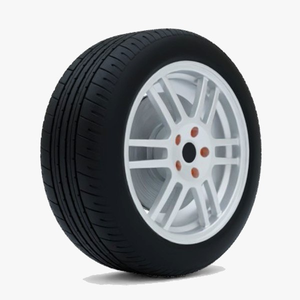 modelo 3d Rueda Con Llanta Mitsubishi Lancer Evo - TurboSquid 2157690
