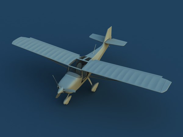 3d max light aircraft air