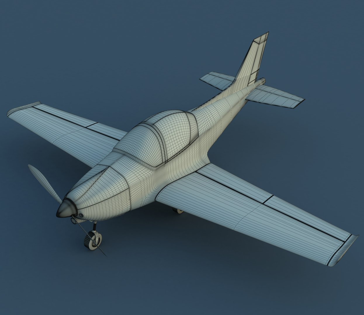 3d max light aircraft air