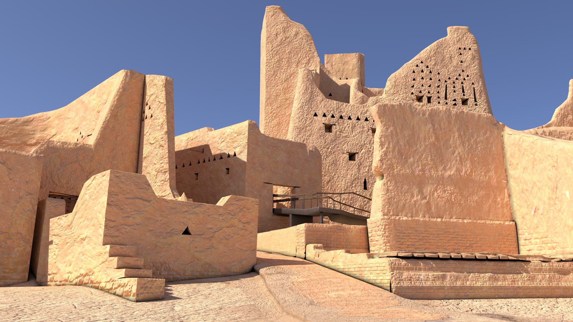 3D Hi Res Diriyah Old Town- Saudi Arabia - TurboSquid 2210781
