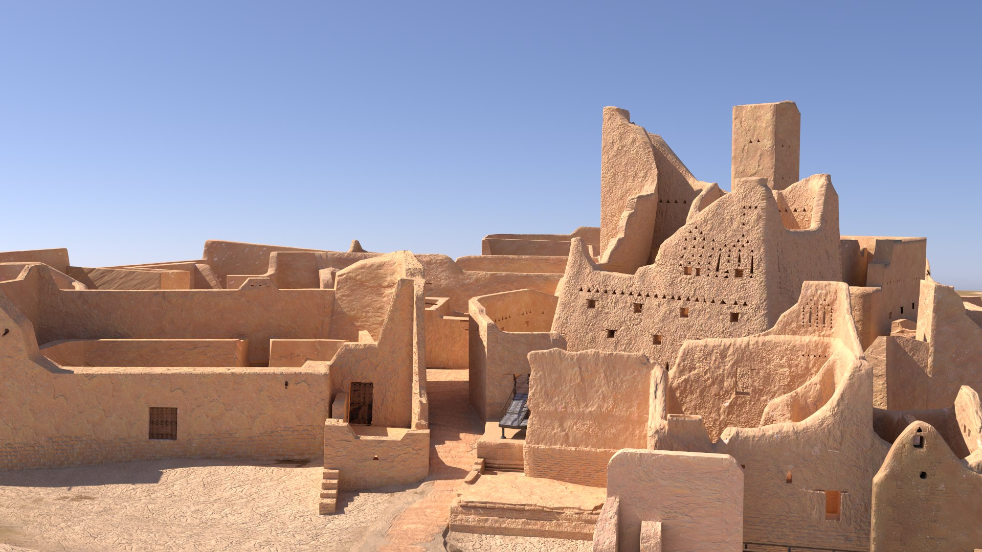 3D Hi Res Diriyah Old Town- Saudi Arabia - TurboSquid 2210781