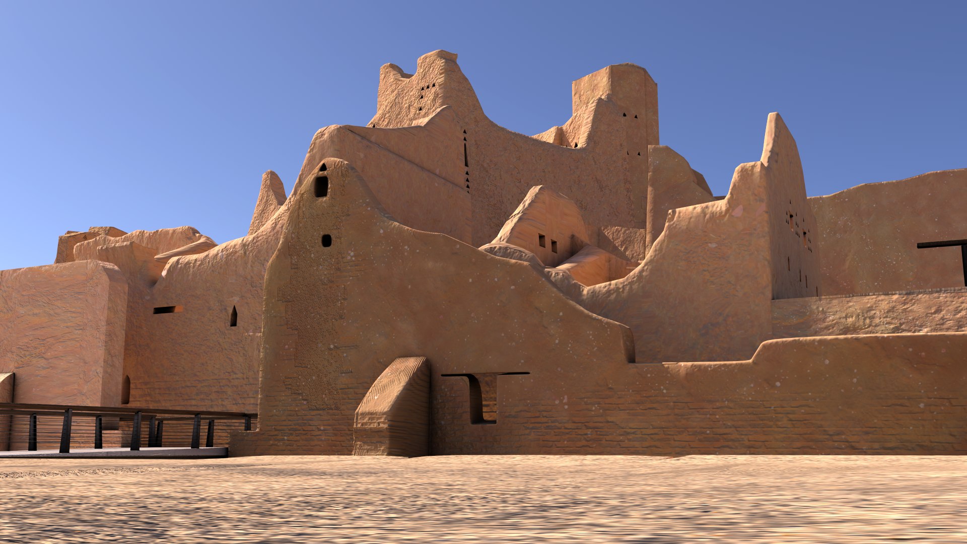 3D Hi Res Diriyah Old Town- Saudi Arabia - TurboSquid 2210781