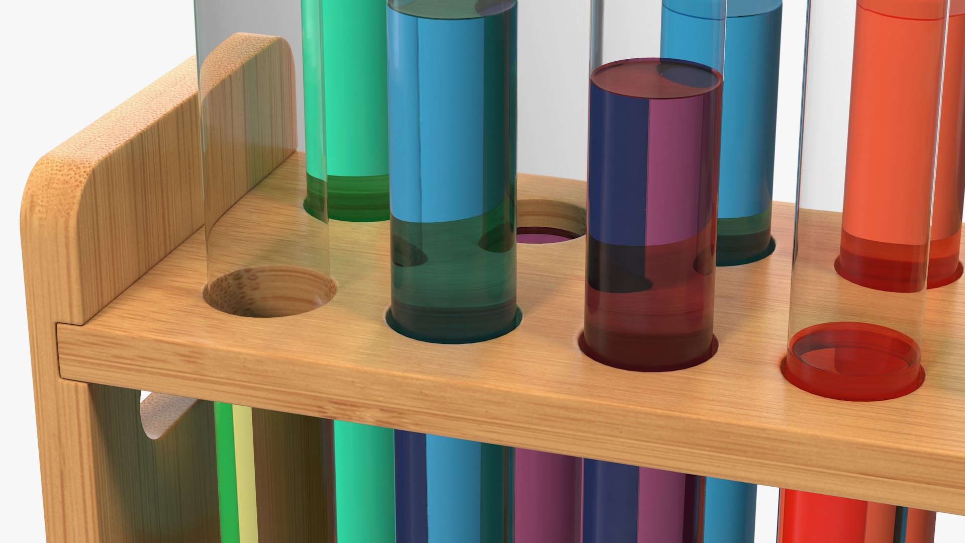 Set Test Tubes Rack 3D - TurboSquid 1498116