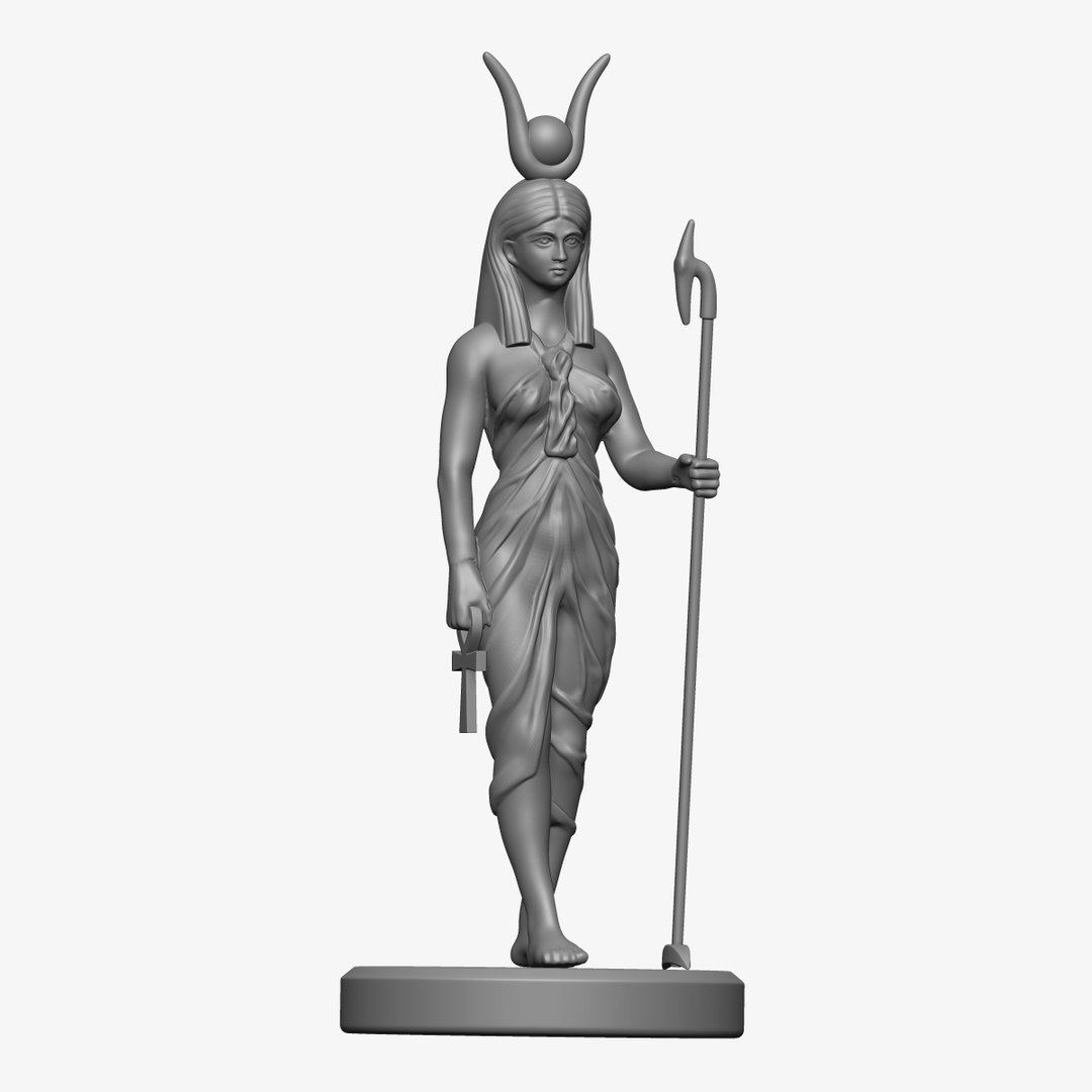 Egyptian Goddess Isis Statue 3D Model - TurboSquid 1717645