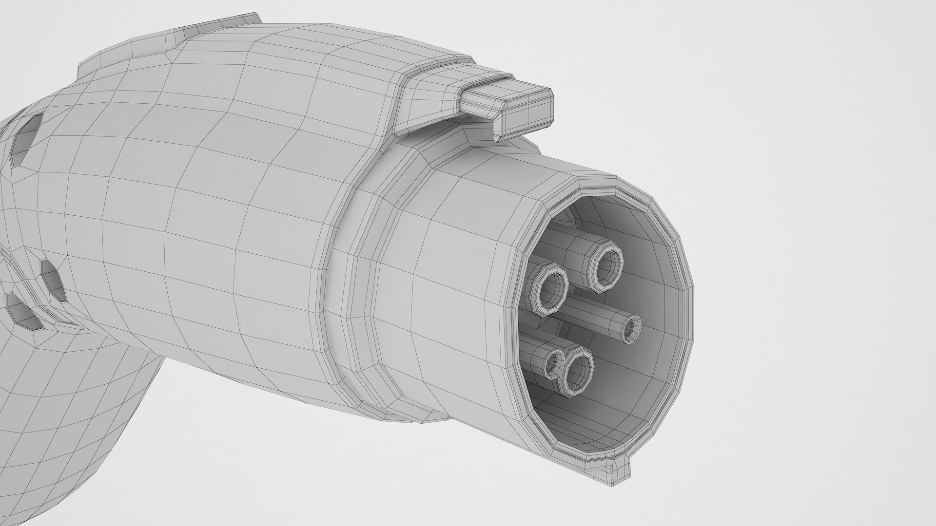 3D Electric Vehicle Charging Plug Socket 06 Model - TurboSquid 2250398