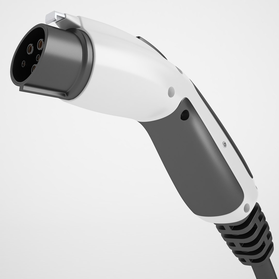 3D Electric Vehicle Charging Plug Socket 06 Model - TurboSquid 2250398