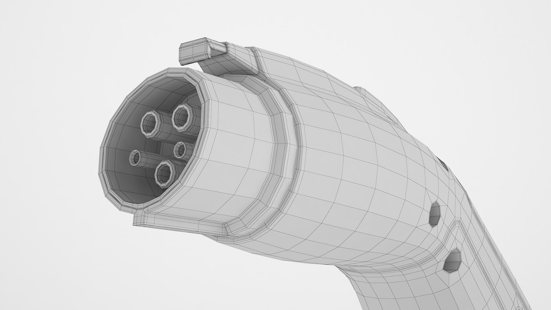 3D Electric Vehicle Charging Plug Socket 06 Model - TurboSquid 2250398