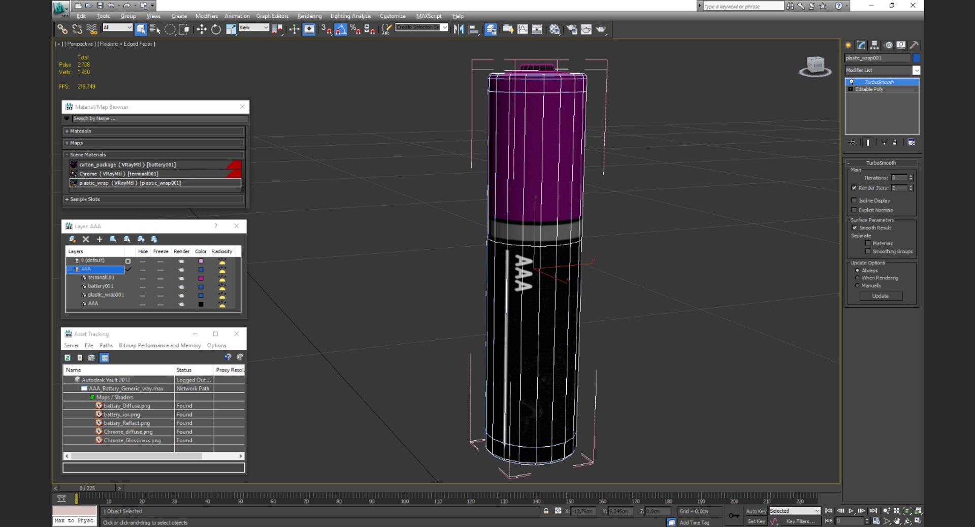 3D Aaa Battery Generic - TurboSquid 1422185