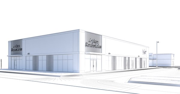 Retail store 3D model - TurboSquid 1674084