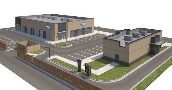 Retail store 3D model - TurboSquid 1674084