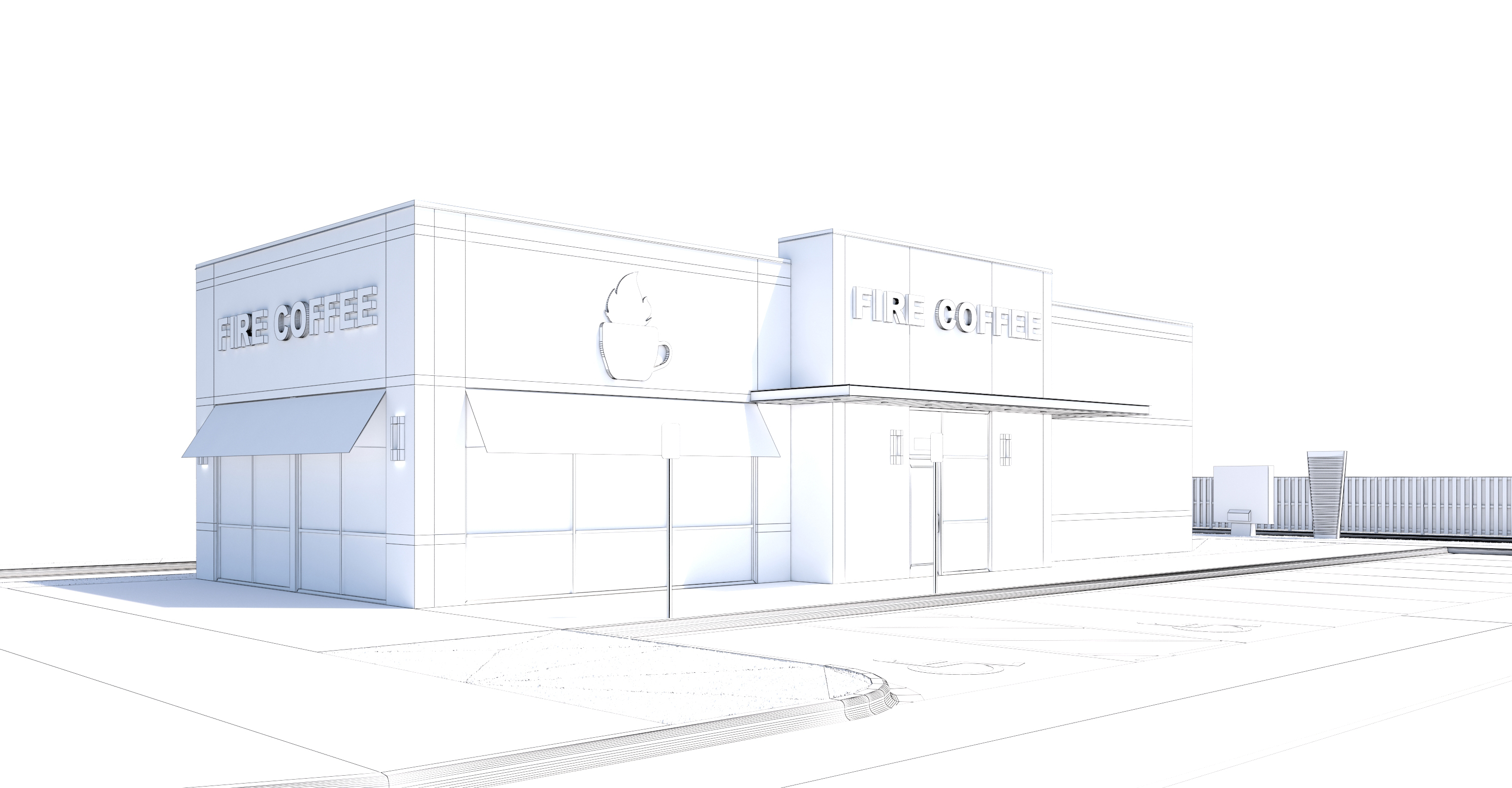 Retail store 3D model - TurboSquid 1674084