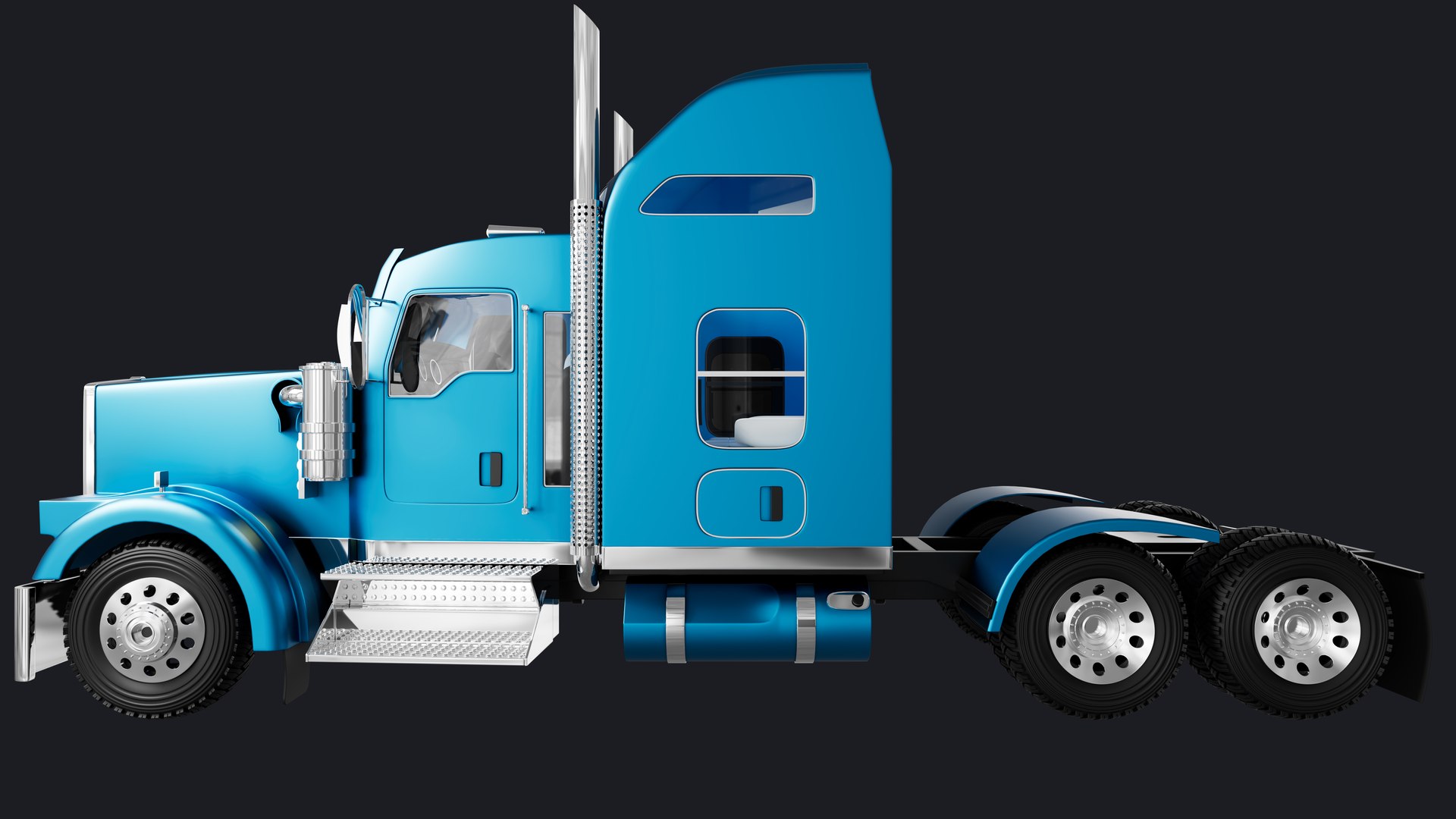 KENWORTH W900 Model - TurboSquid 2047522