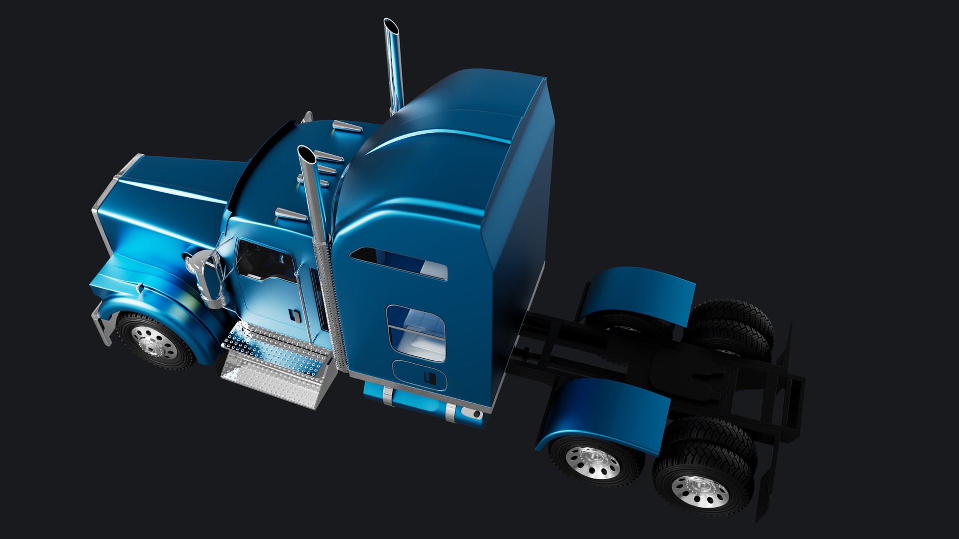 KENWORTH W900 Model - TurboSquid 2047522