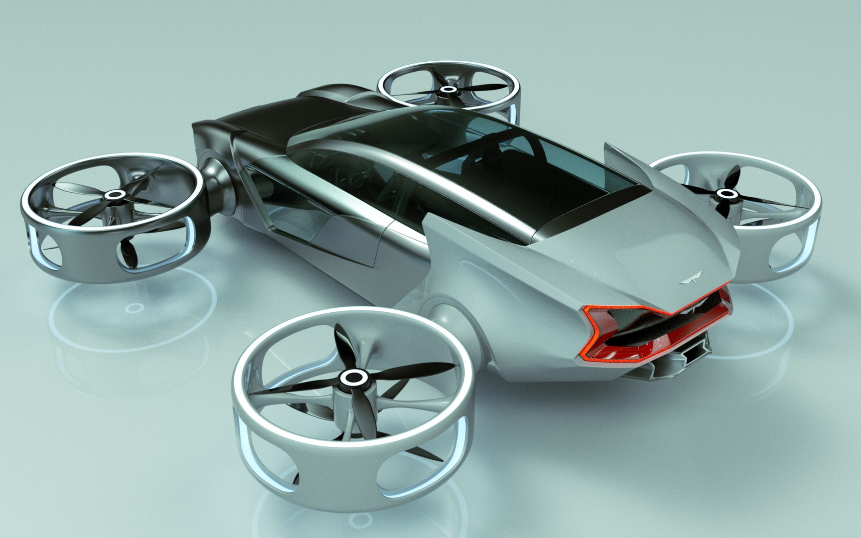 3D T Copter Car 71 Model - TurboSquid 2165370