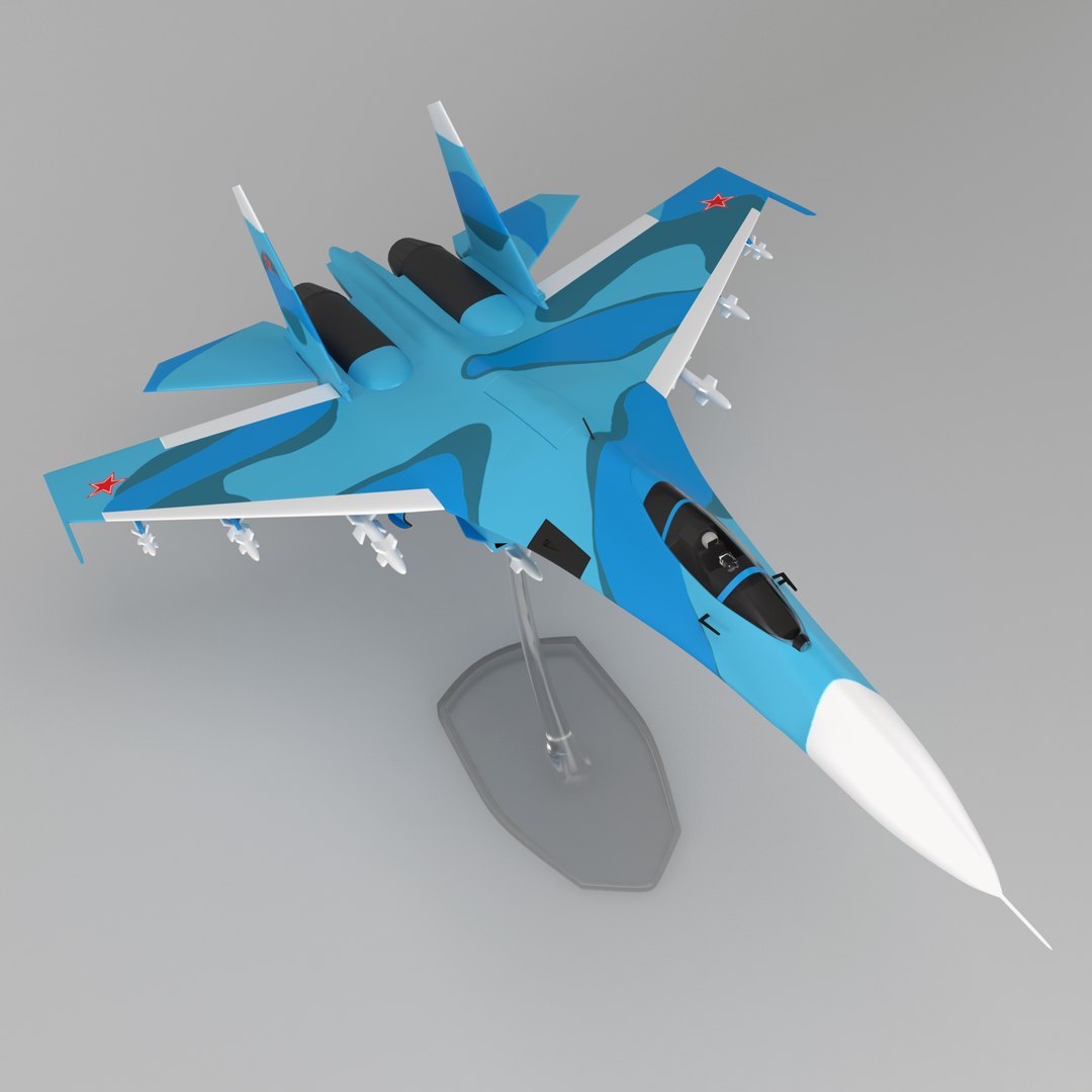 3D Model Su-27 Airplane - TurboSquid 1278267