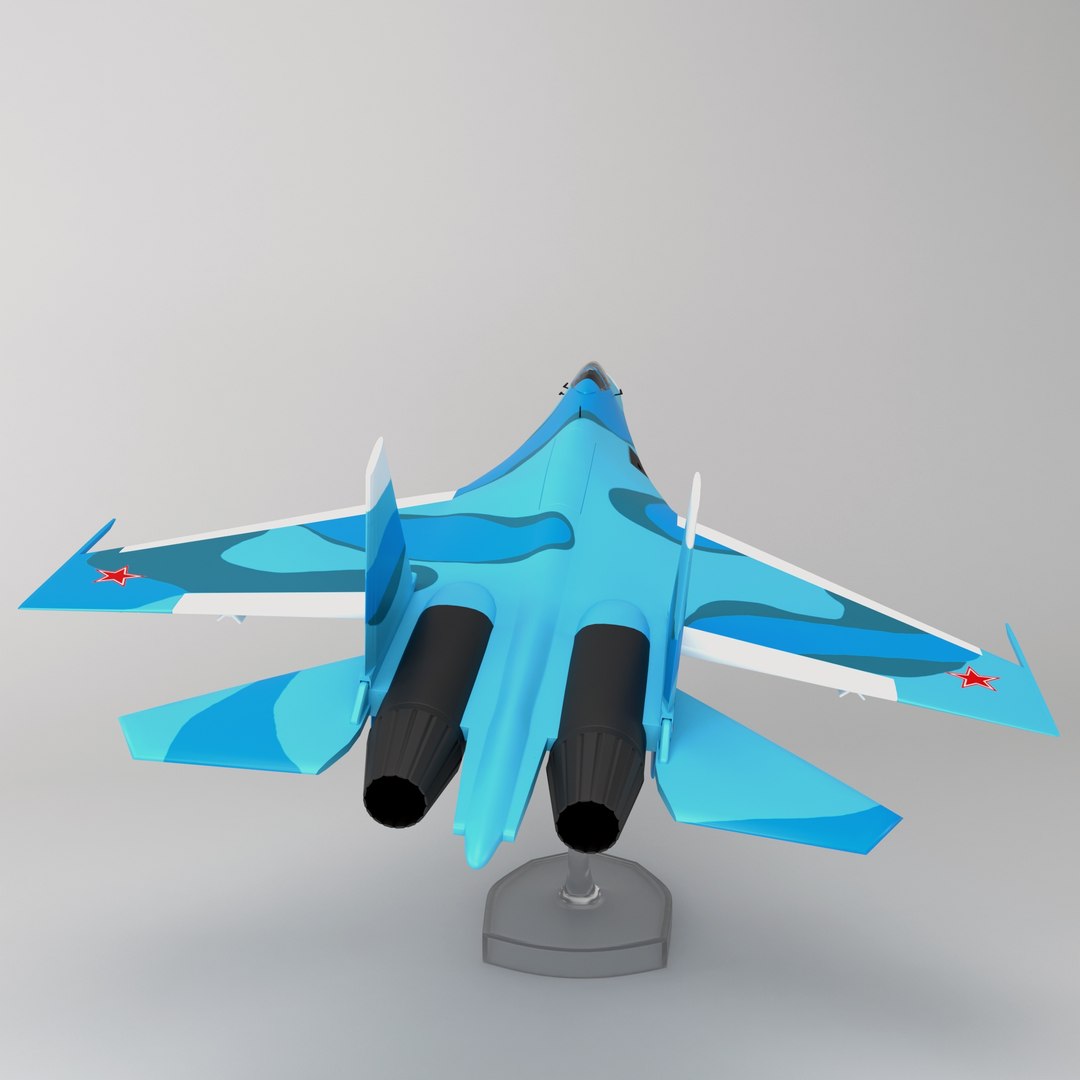 3D Model Su-27 Airplane - TurboSquid 1278267