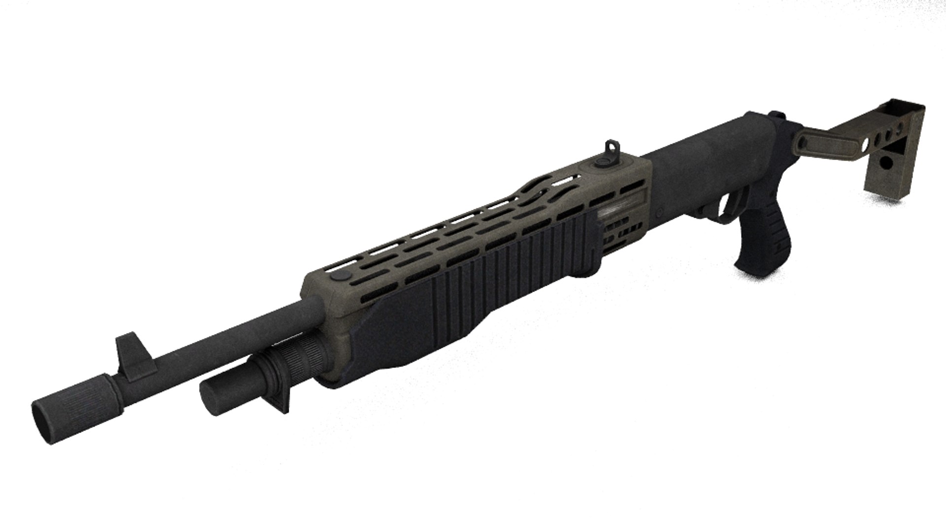 Franchi Spas-12 3d Model