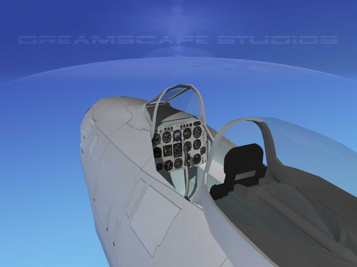 3d North American F-86 Sabre Model