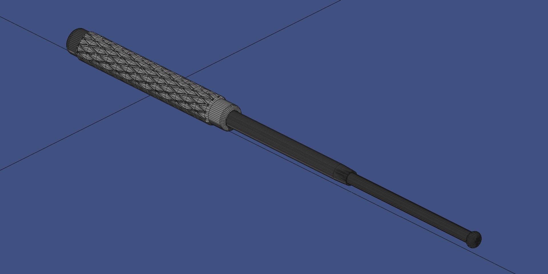 Telescoping Baton 3D Model - TurboSquid 1632994