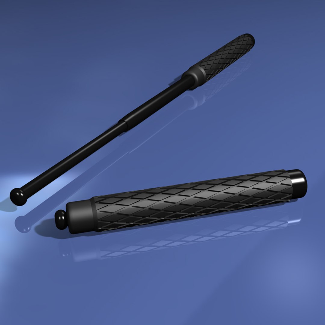 Telescoping Baton 3D Model - TurboSquid 1632994