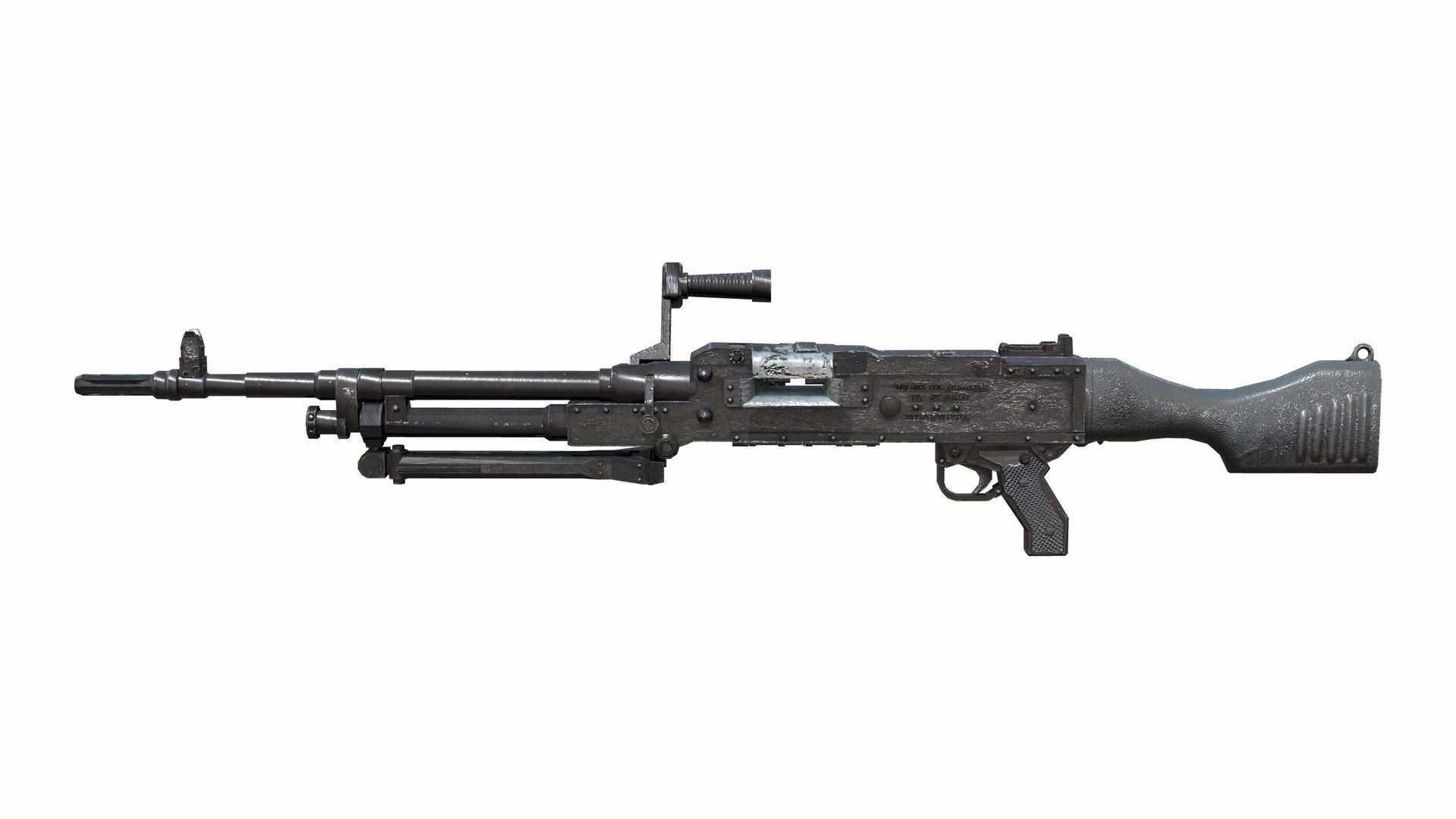 Military Combat Machine Gun Model - TurboSquid 1973624