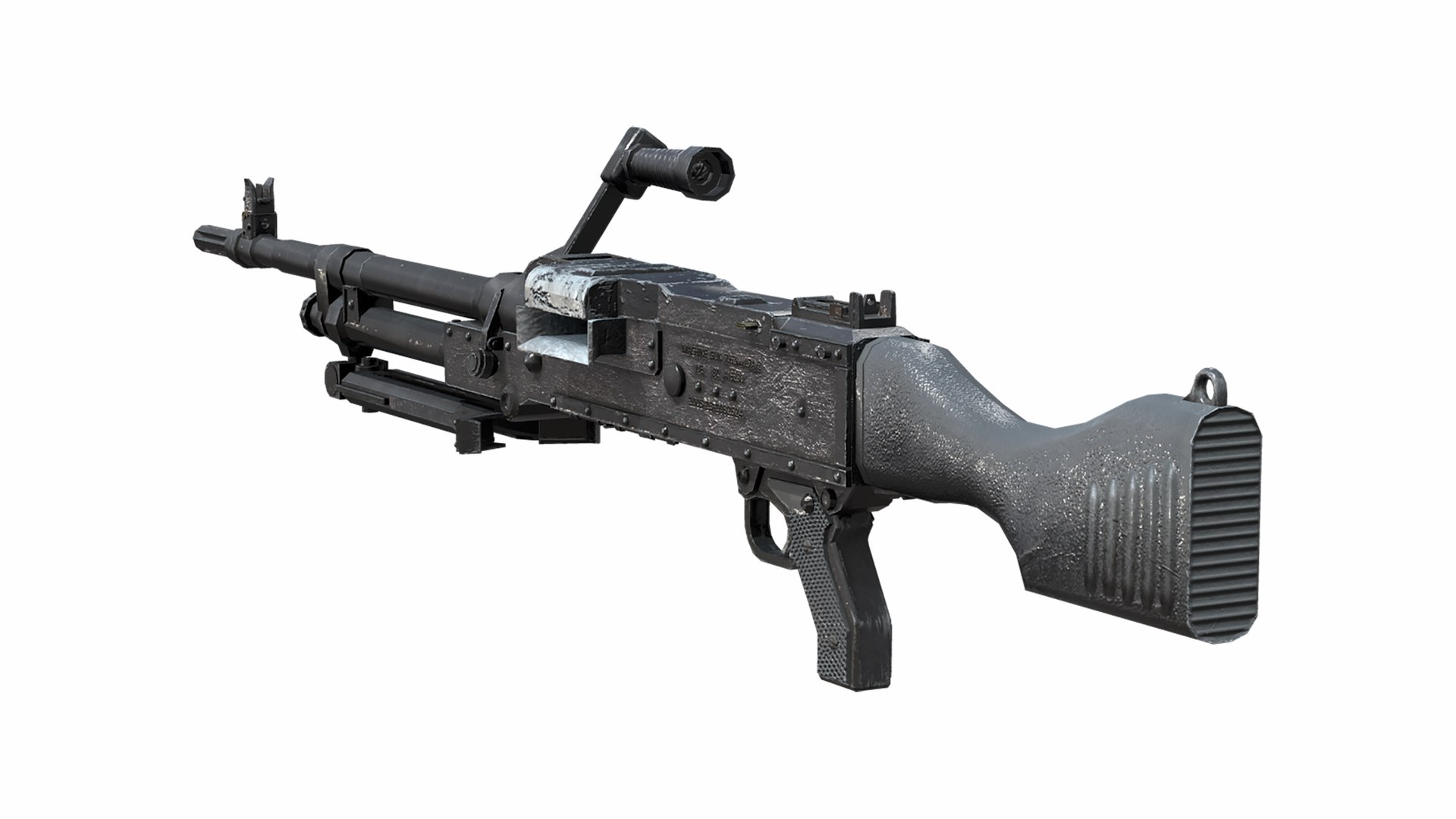 Military Combat Machine Gun Model - TurboSquid 1973624