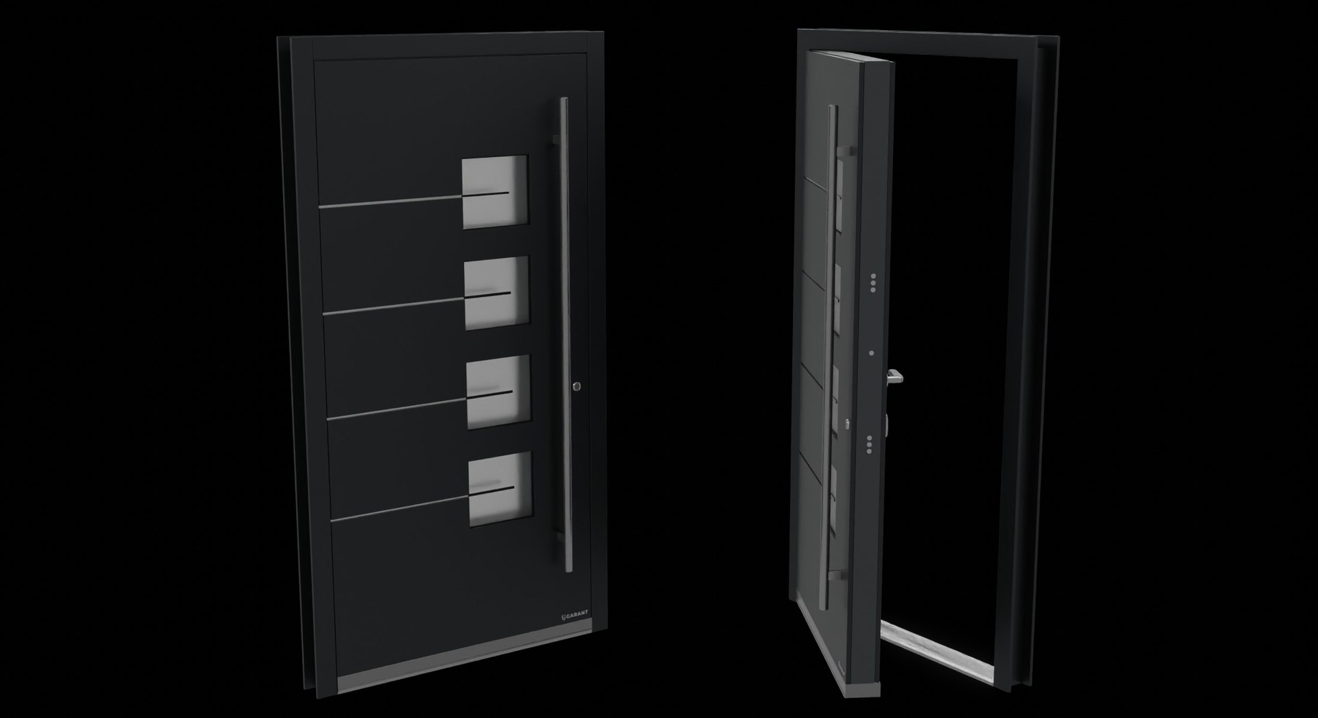 3D Entrance Door - TurboSquid 2225614