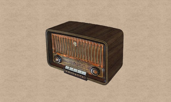 3D old radio 4 model - TurboSquid 1691696