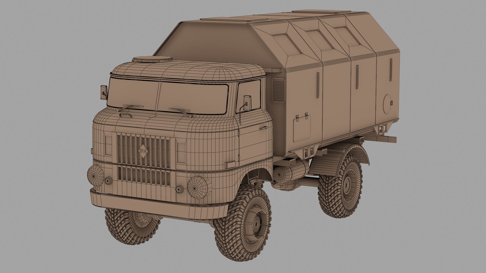 IFA W50 Truck 3D - TurboSquid 1789212