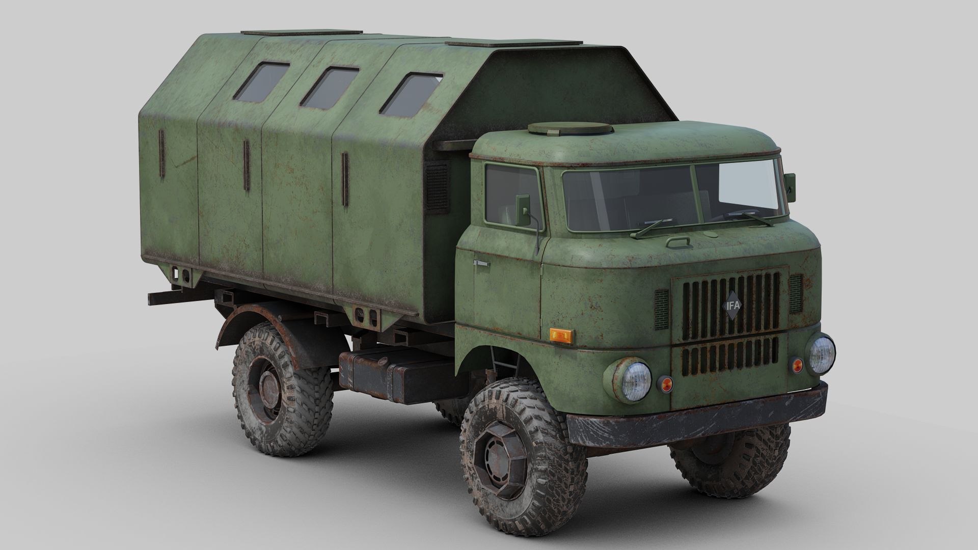 IFA W50 Truck 3D - TurboSquid 1789212