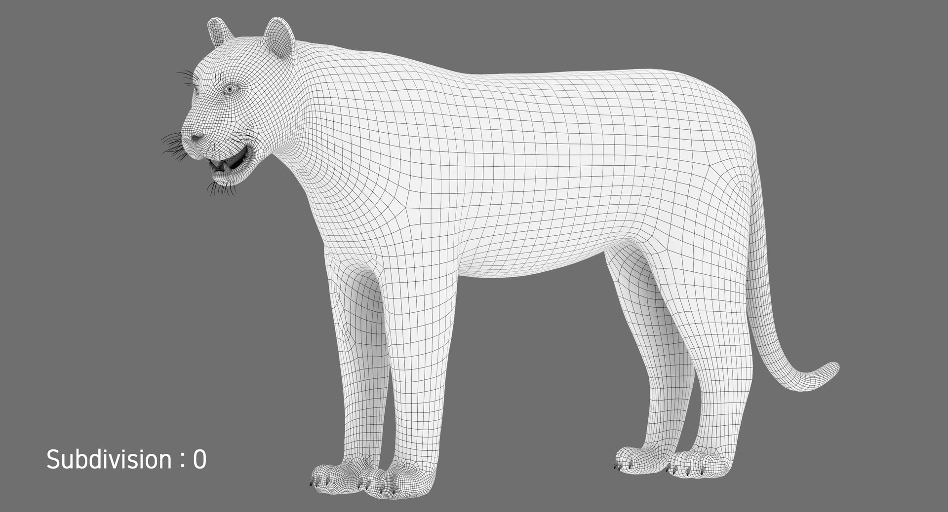 White TigerRigged FUR1 Model - TurboSquid 2250267