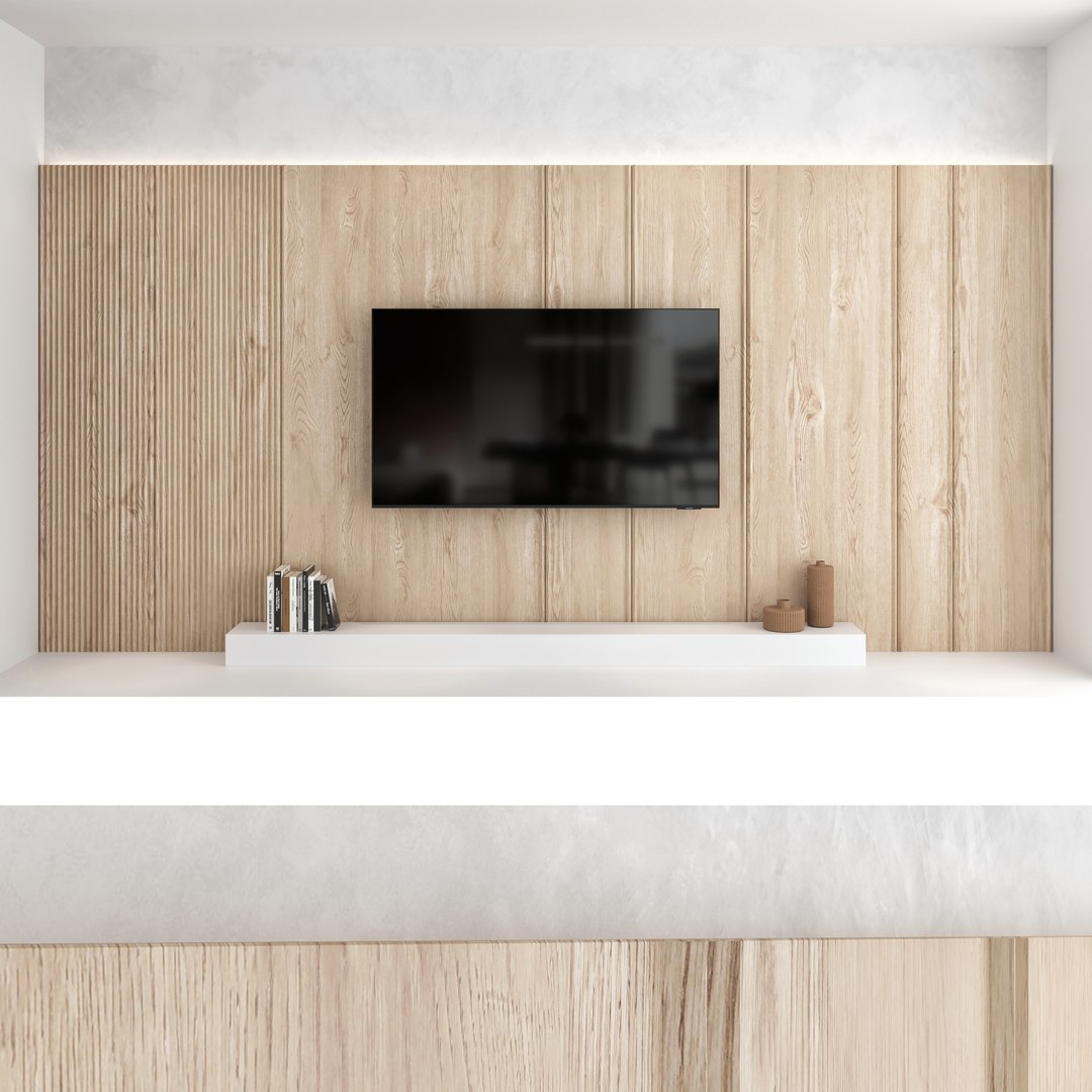 3D TV Wall Set 10 - TurboSquid 1861007