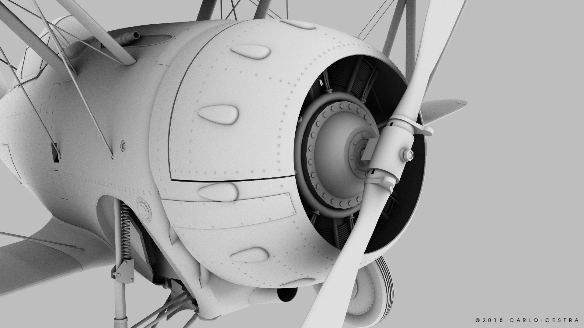 3D Grumman F2f-1 Fighter Aircraft - TurboSquid 1287223