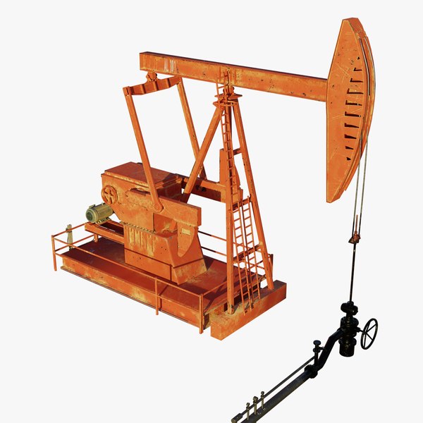 3D Oil Beam Pump model - TurboSquid 1851607