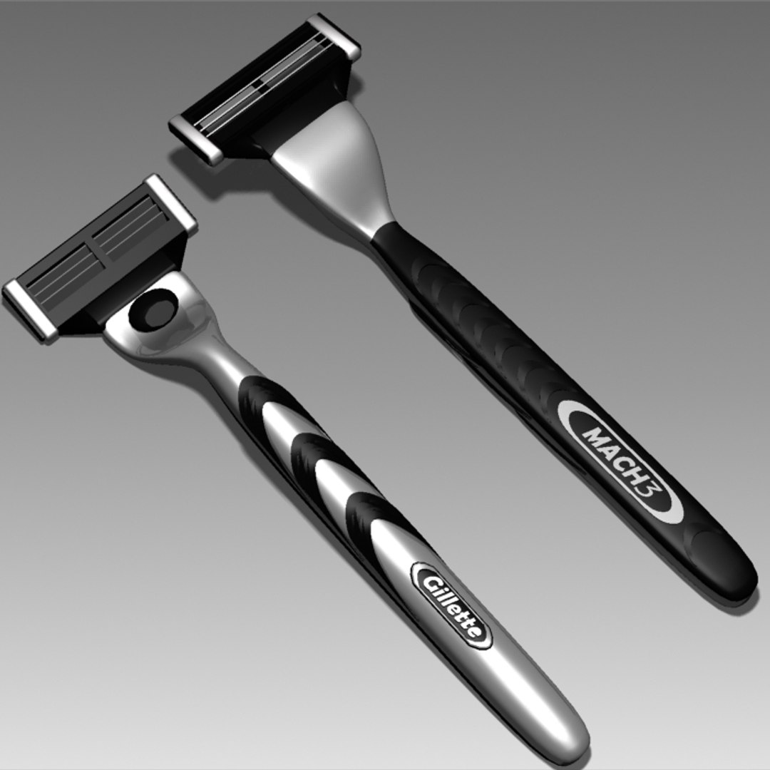 Gillette Shaver 3d Max