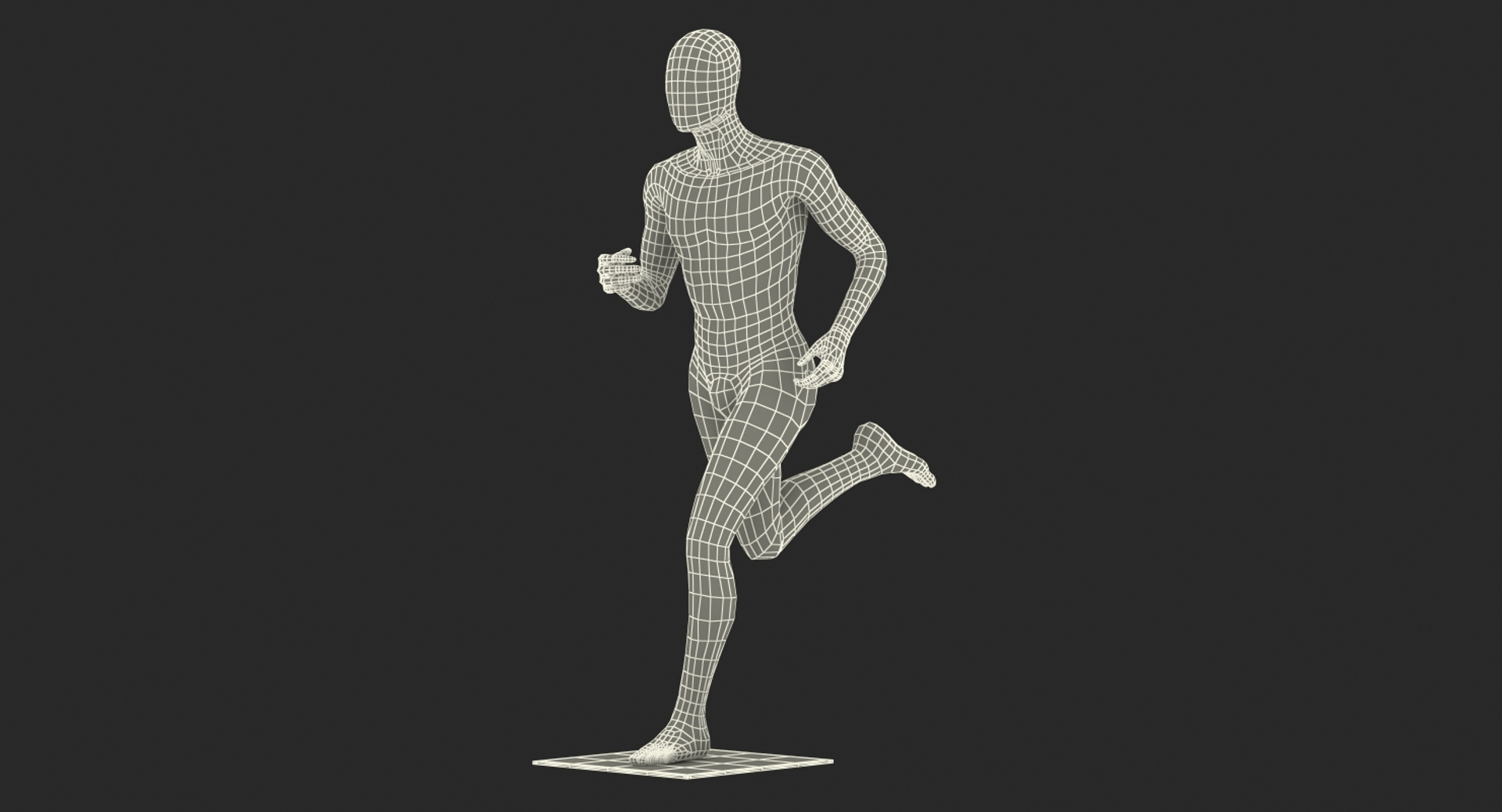 Running Male Dark Grey Model - TurboSquid 1416245