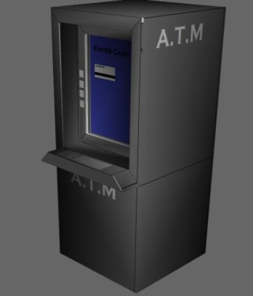 modelo 3d Cajero automático gratis - TurboSquid 478091