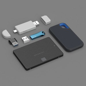 Low Poly Usb Flash Drive 3D Models For Download | TurboSquid