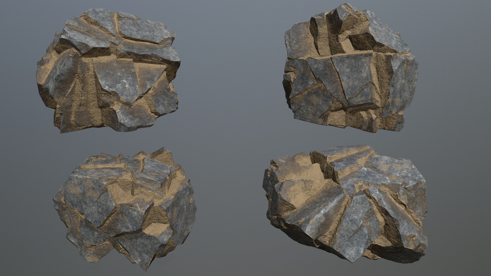 Desert Rocks 3D Model - TurboSquid 2070594