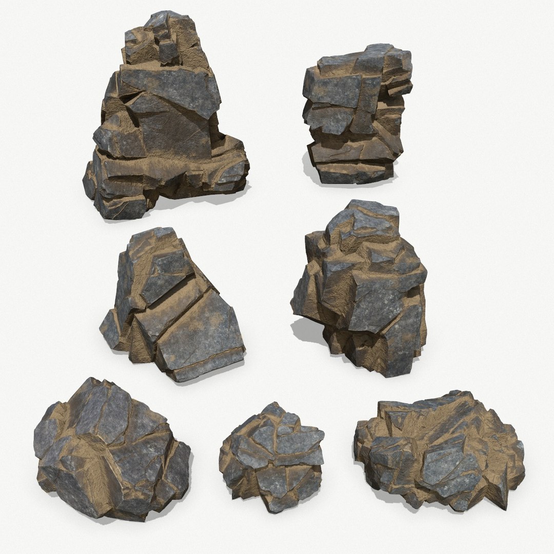 Desert Rocks 3D Model - TurboSquid 2070594