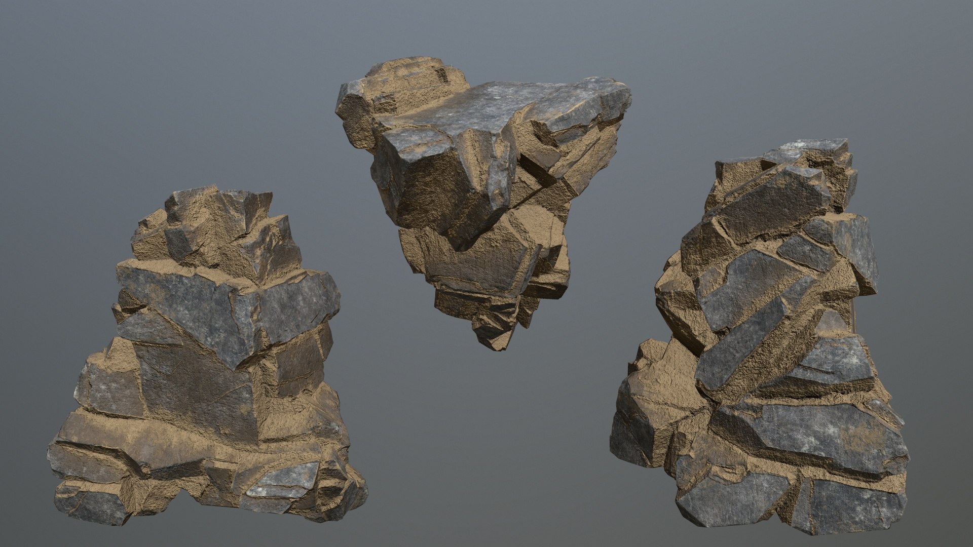 Desert Rocks 3D Model - TurboSquid 2070594