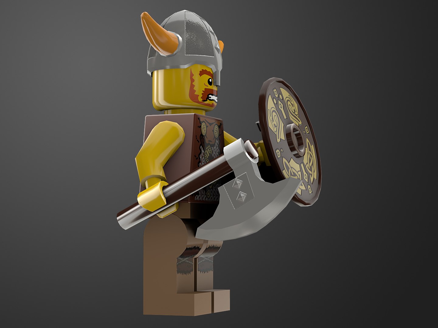 Rigged ready viking lego character 3D model - TurboSquid 1441496