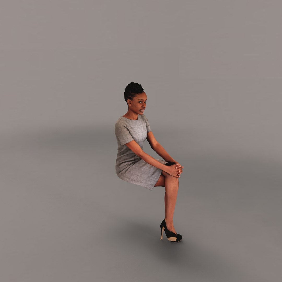 3d Woman Female Human Model