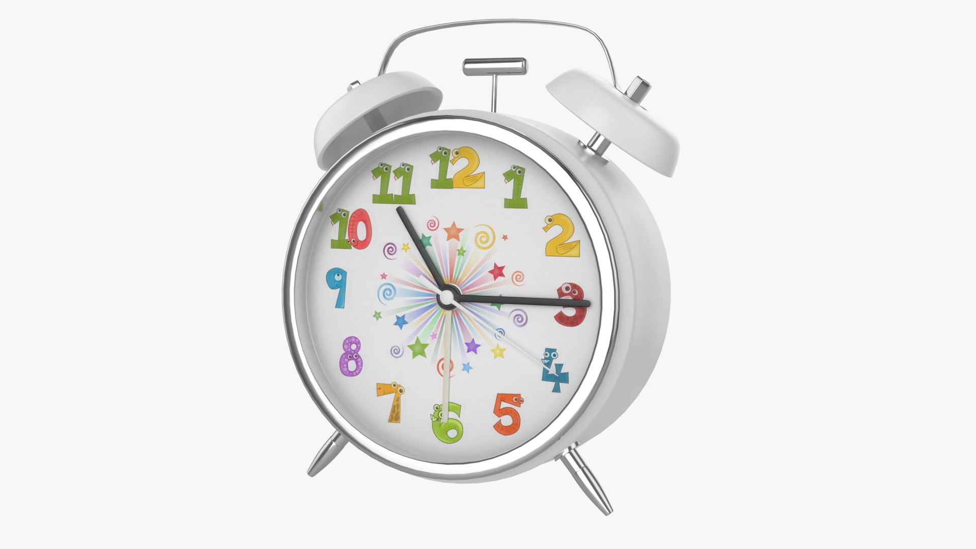 3D Model Old Fashioned Alarm Clock - TurboSquid 2314428