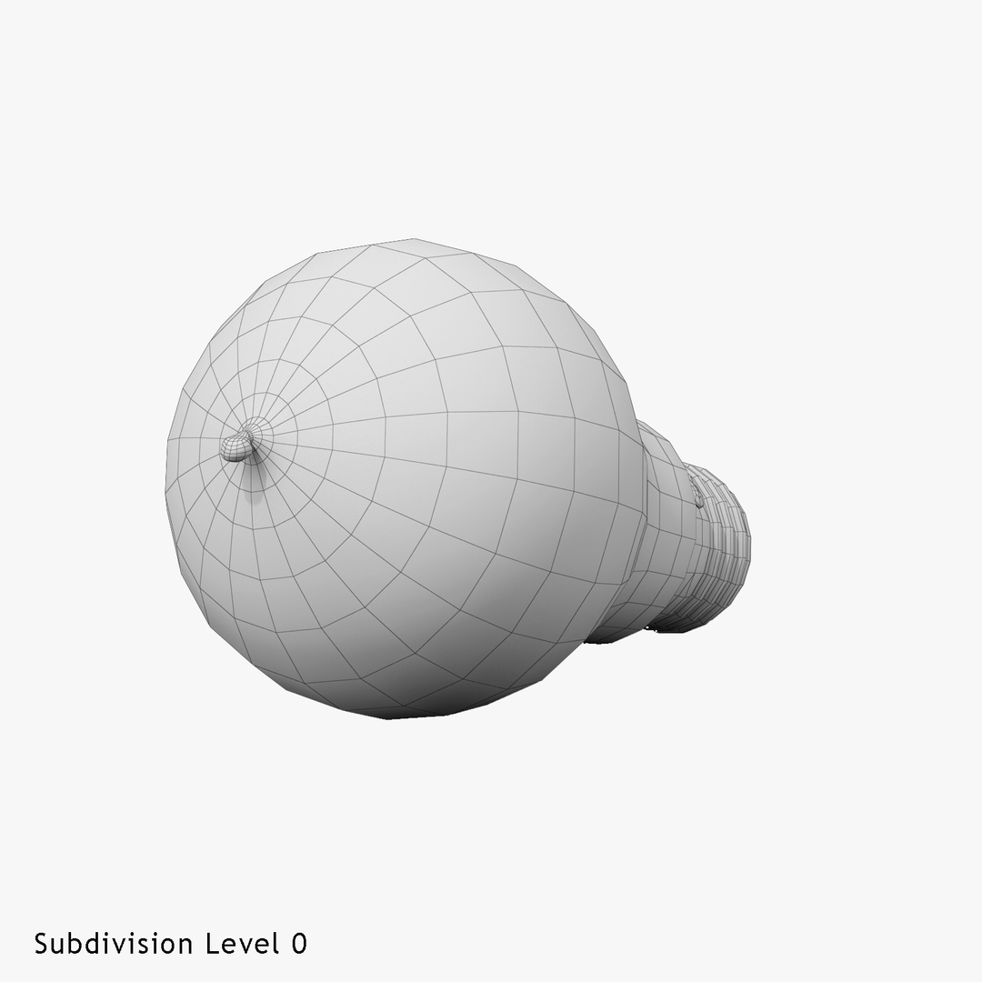 3d vintage spherical-shaped edison light bulb