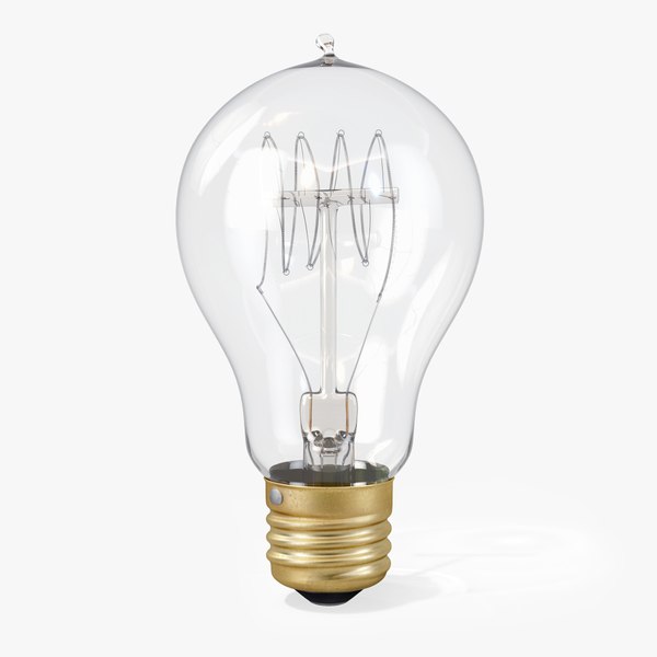 3d vintage spherical-shaped edison light bulb