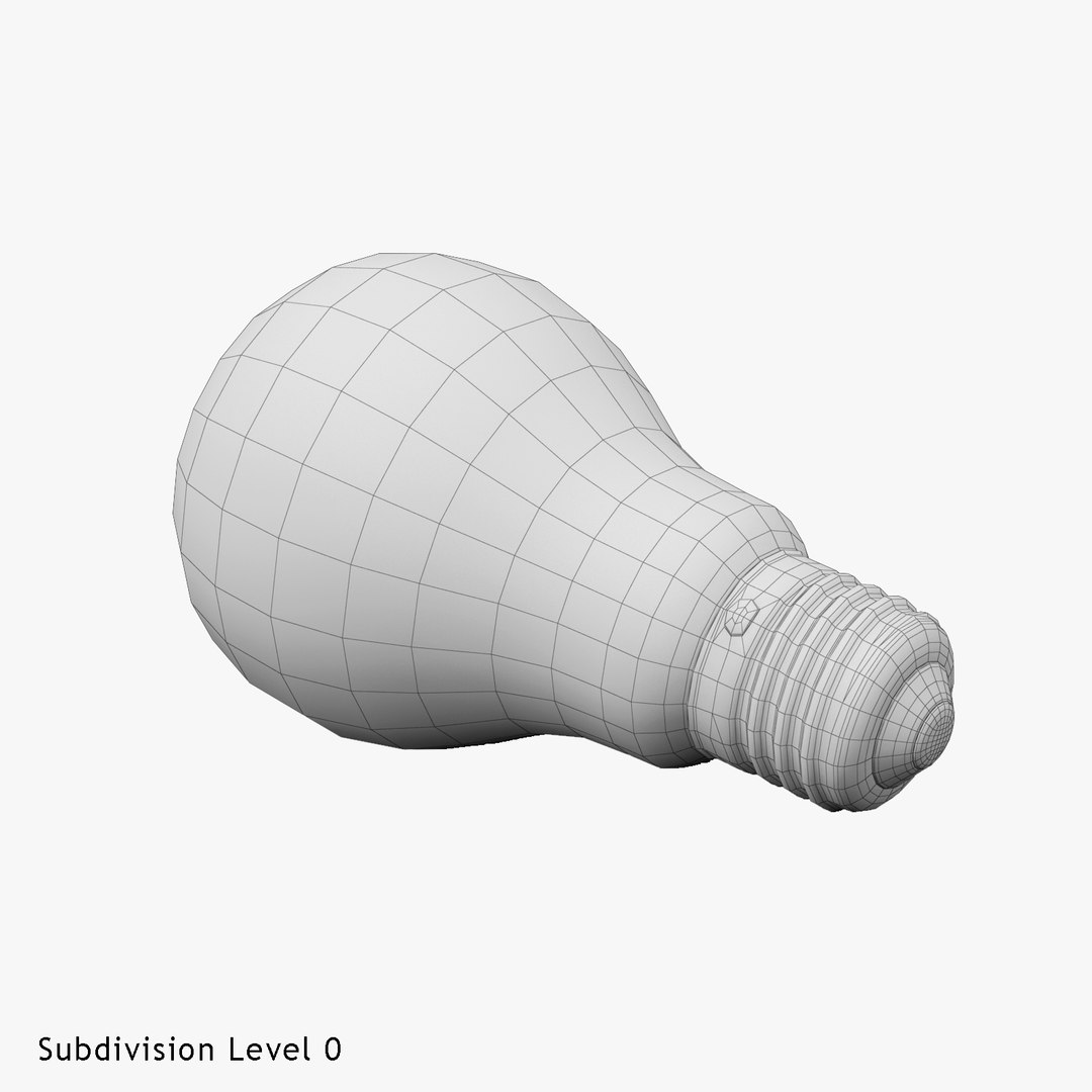 3d Vintage Spherical-shaped Edison Light Bulb