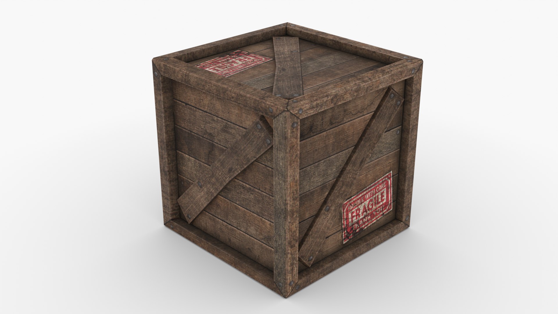 Old Crate Model - TurboSquid 2289016