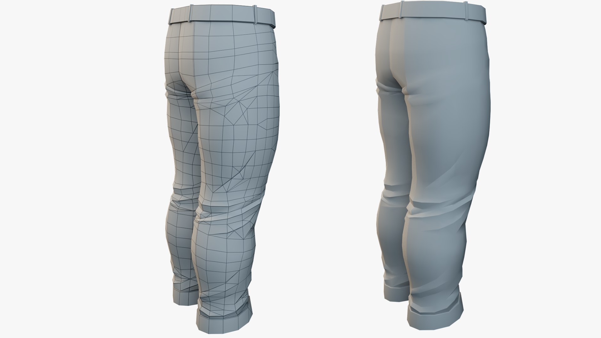 Stylize Pant Base Model 3D Model - TurboSquid 2153366
